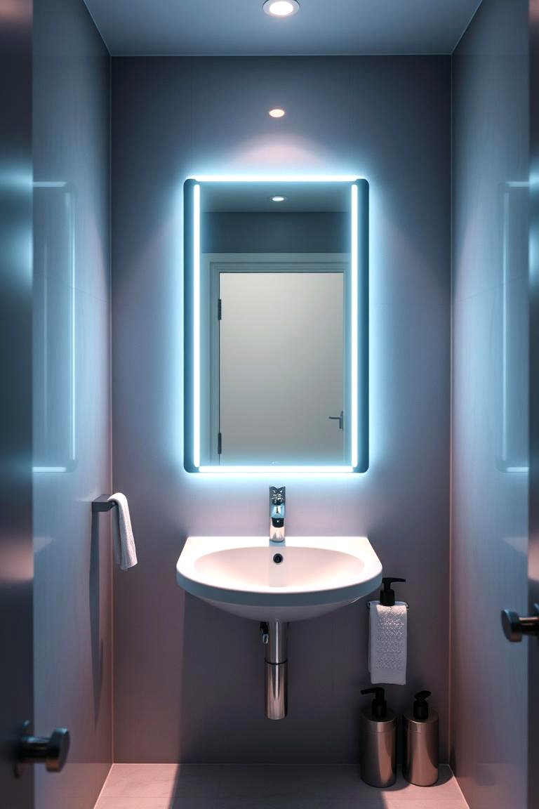 22 Small Bathroom Lighting Solutions for Bright, Airy Spaces - Lost At ...