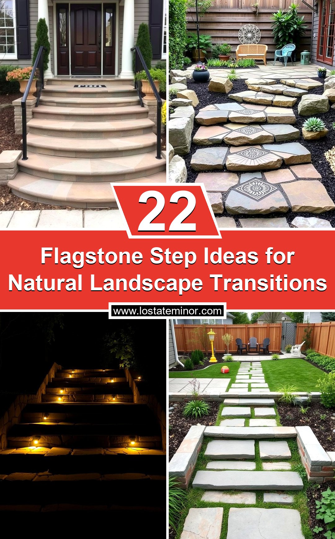 22 Flagstone Step Ideas for Natural Landscape Transitions - Lost At E Minor