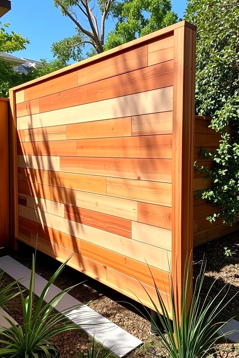 22 Cedar Fence Ideas for Privacy and Natural Beauty - Lost At E Minor