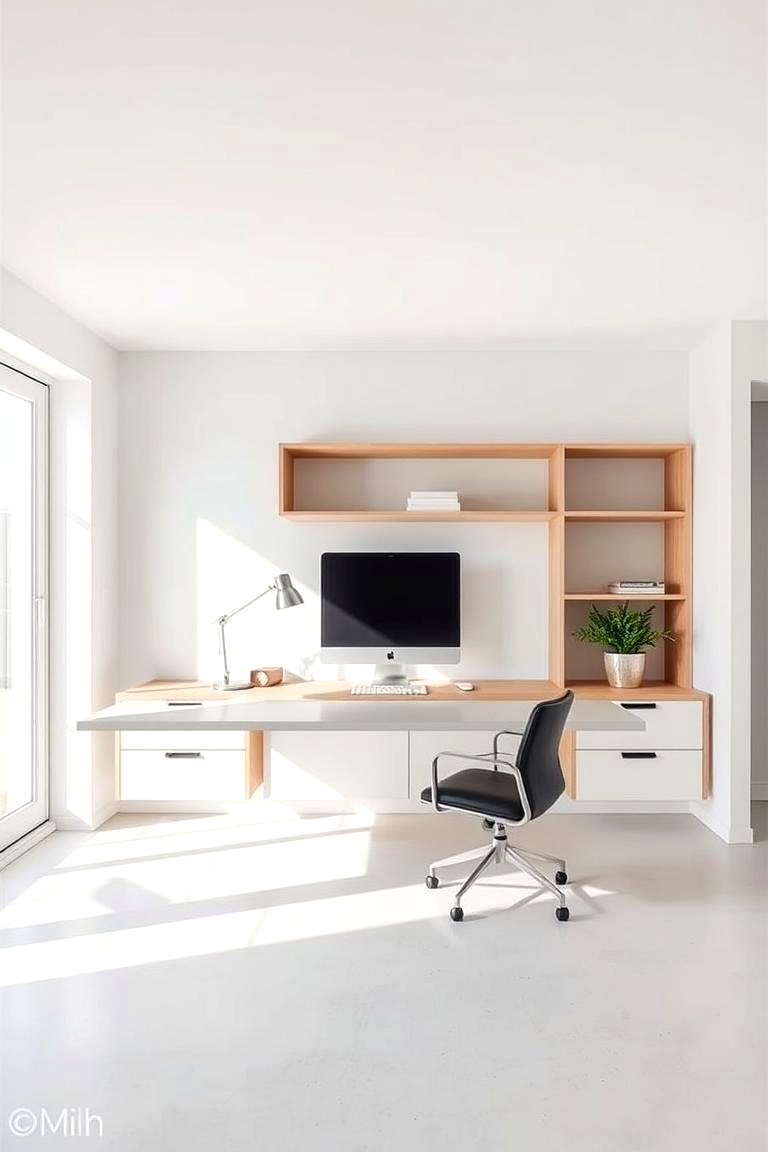 22 Floating Desk Ideas for Compact Home Office Solutions - Lost At E Minor