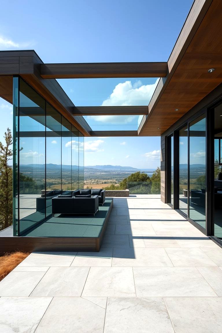 22 Glass Porch Design Ideas: Bright & Modern Outdoor Spaces - Lost At E ...