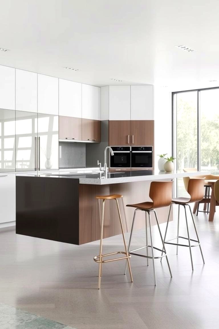 22 Kitchen Island Designs With Seating for Social Cooking & Dining ...