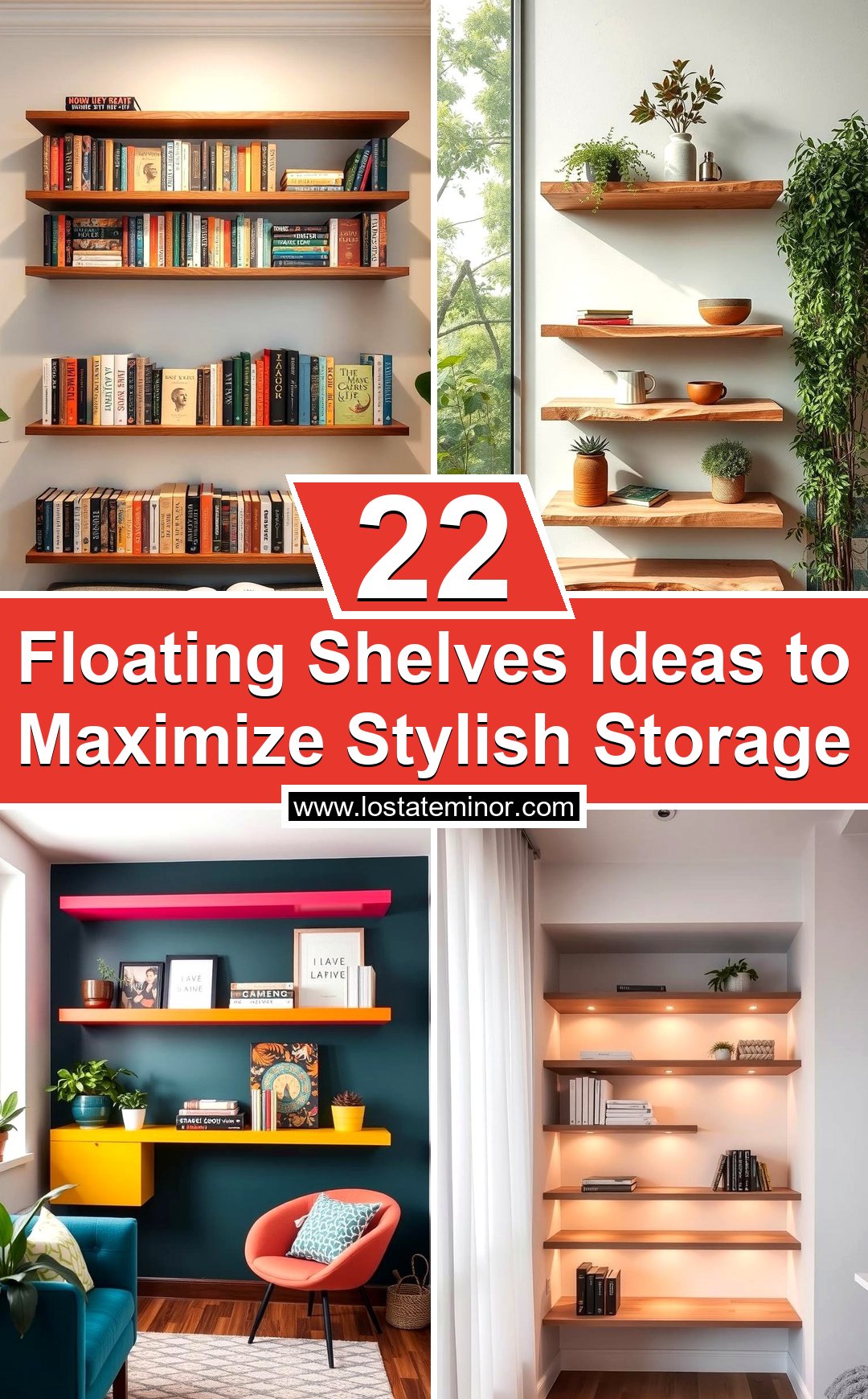 22 Floating Shelves Ideas to Maximize Stylish Storage - Lost At E Minor