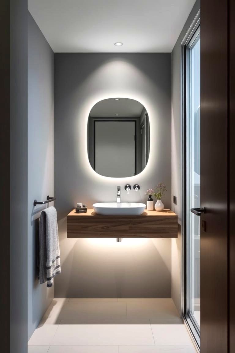 22 Small Bathroom Lighting Solutions for Bright, Airy Spaces - Lost At ...