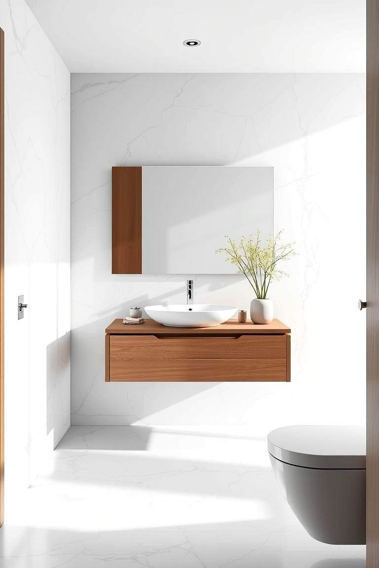 22 Floating Vanity Bathroom Ideas for Modern Minimalism - Lost At E Minor