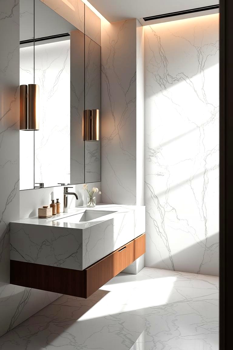 22 Floating Vanity Bathroom Ideas for Modern Minimalism - Lost At E Minor
