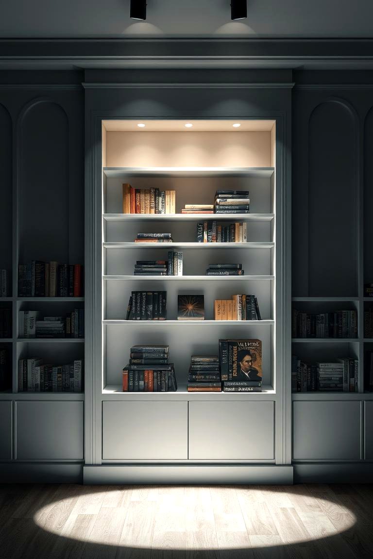22 Bookshelf Lighting Ideas to Showcase Your Collection - Lost At E Minor