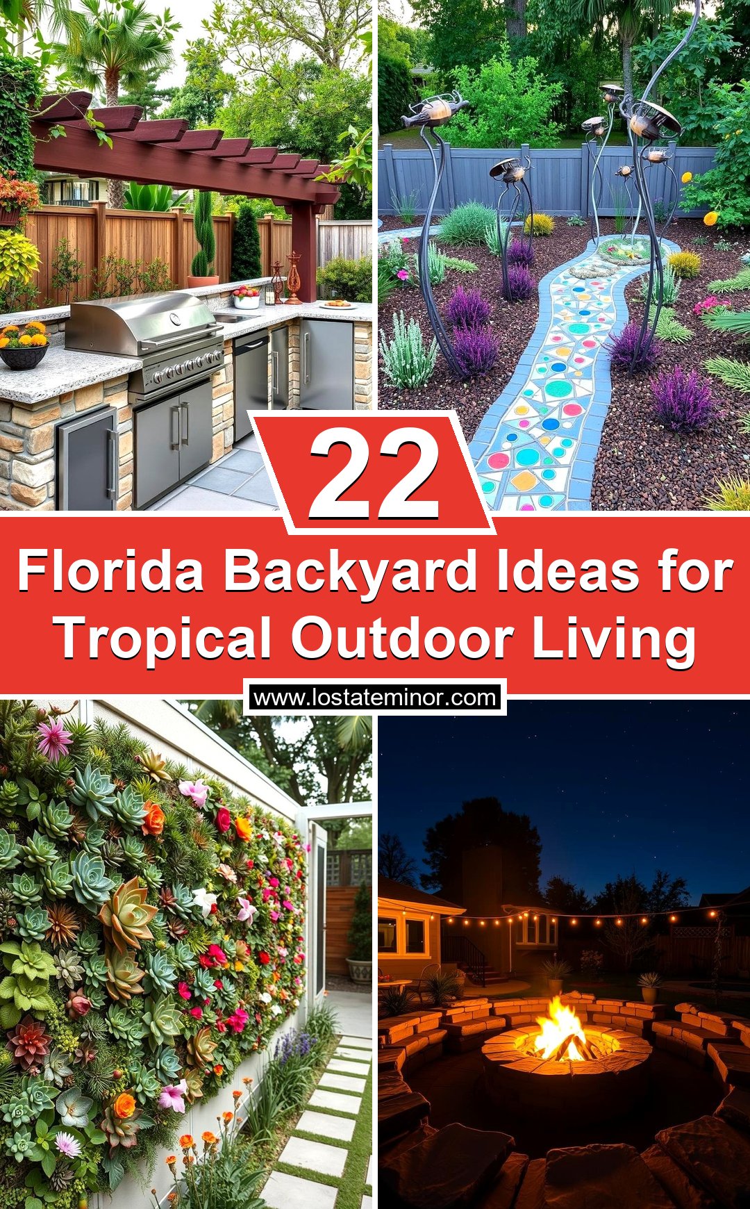 22 Florida Backyard Ideas for Tropical Outdoor Living - Lost At E Minor