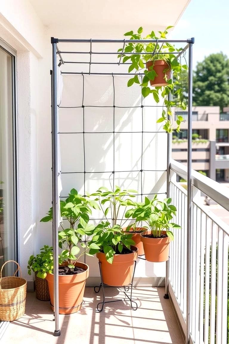 22 Balcony Trellis Ideas for Vertical Garden Lovers - Lost At E Minor