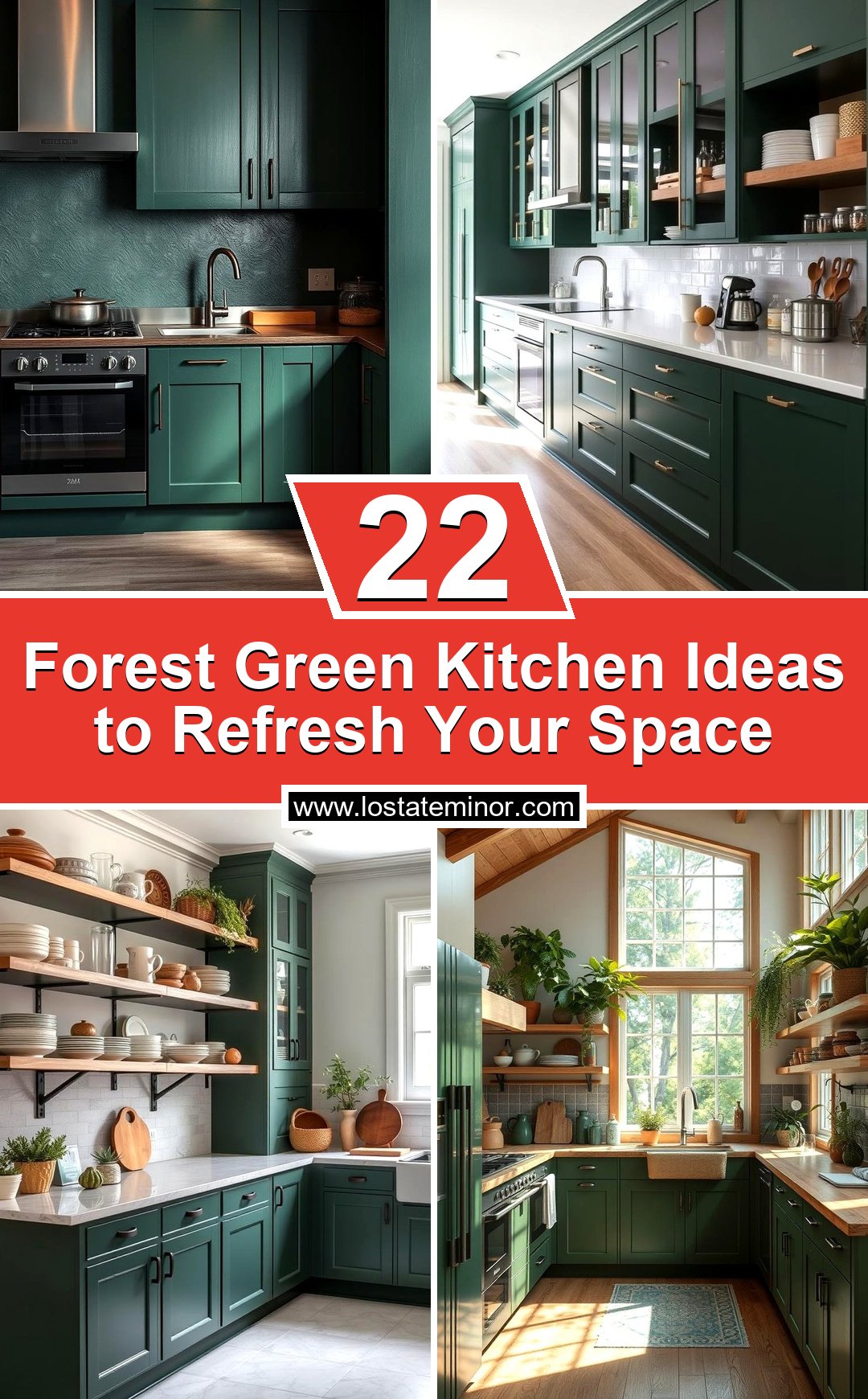 22 Forest Green Kitchen Ideas to Refresh Your Space - Lost At E Minor