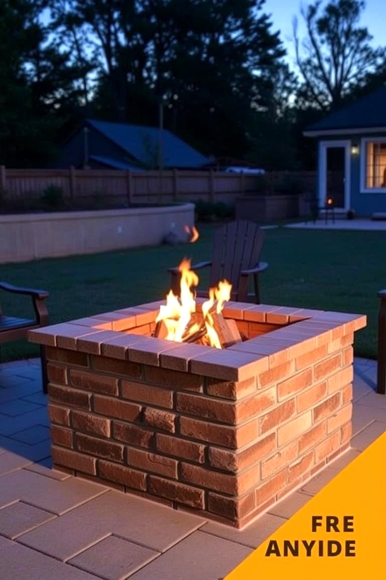 22 Brick Fire Pit Ideas for Year-Round Outdoor Gatherings - Lost At E Minor