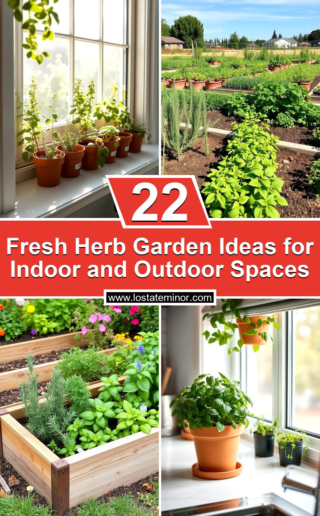 22 Fresh Herb Garden Ideas for Indoor & Outdoor Spaces - Lost At E Minor