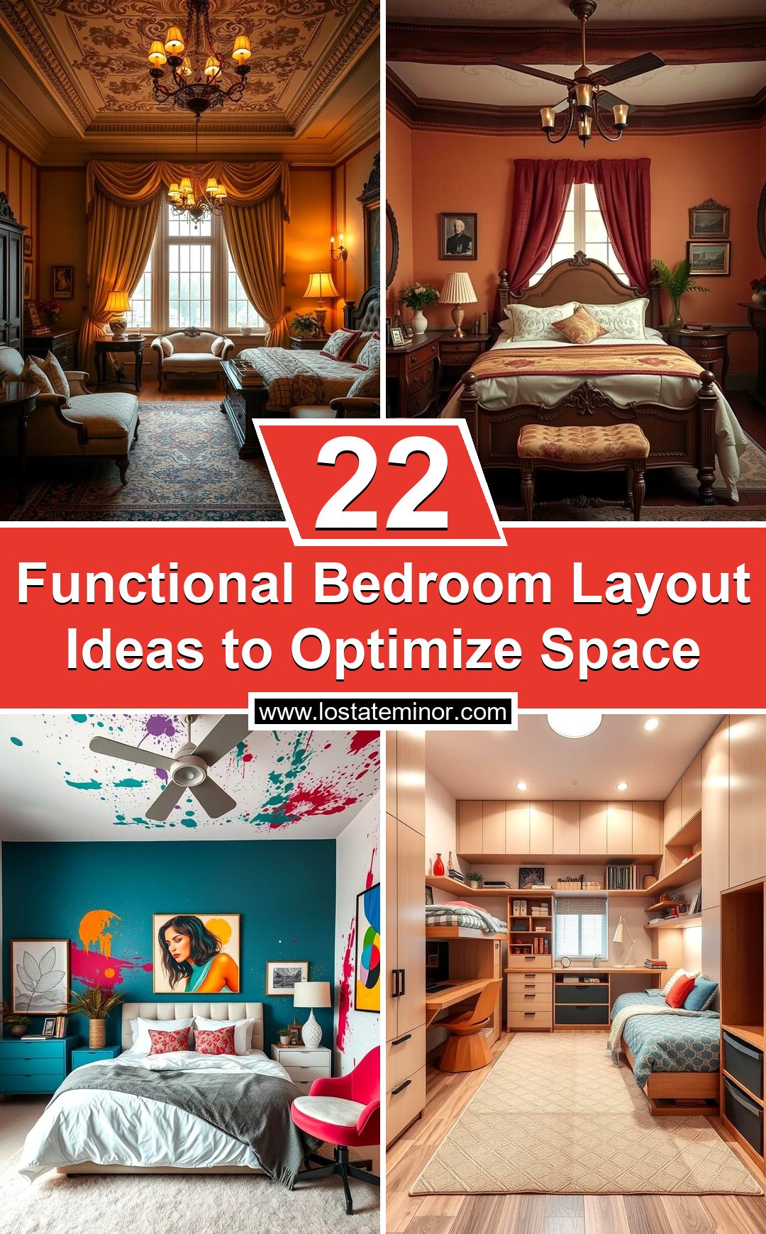 22 Functional Bedroom Layout Ideas to Optimize Space - Lost At E Minor