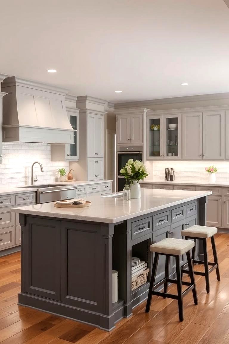 22 Gray Kitchen Design Ideas for Timeless Elegance - Lost At E Minor