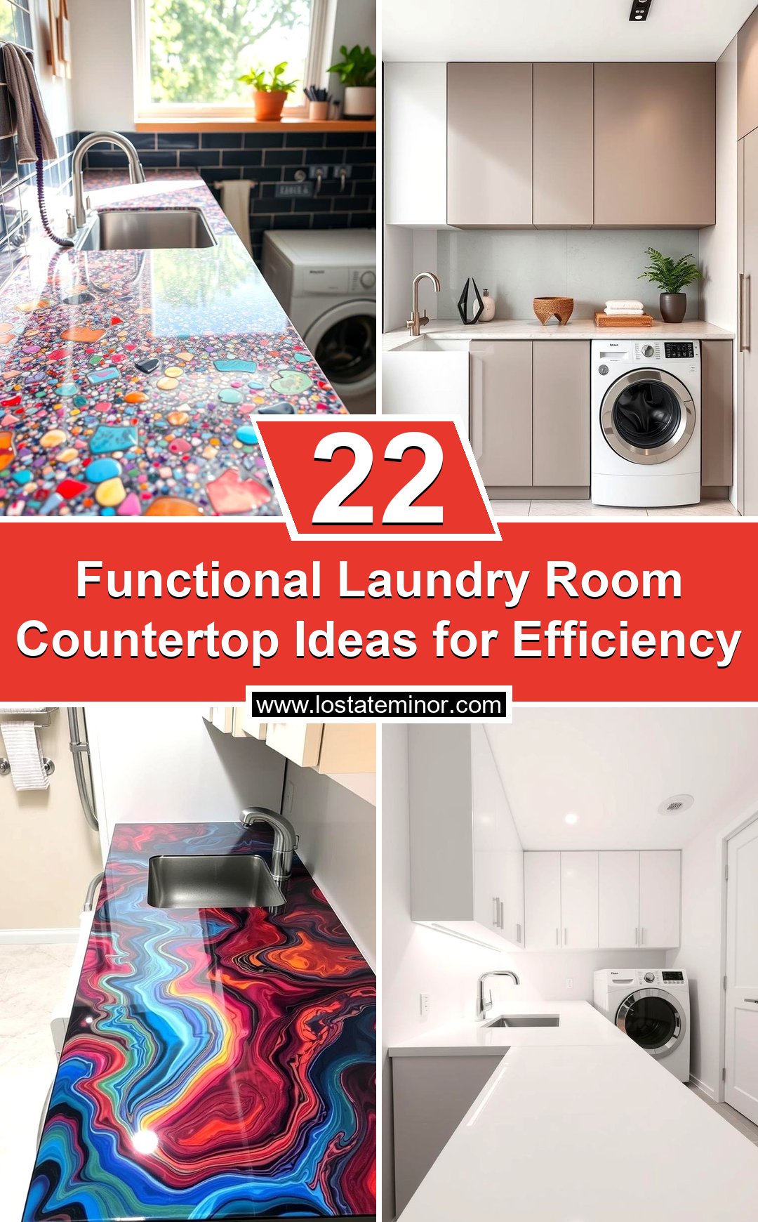 22 Functional Laundry Room Countertop Ideas for Efficiency - Lost At E ...