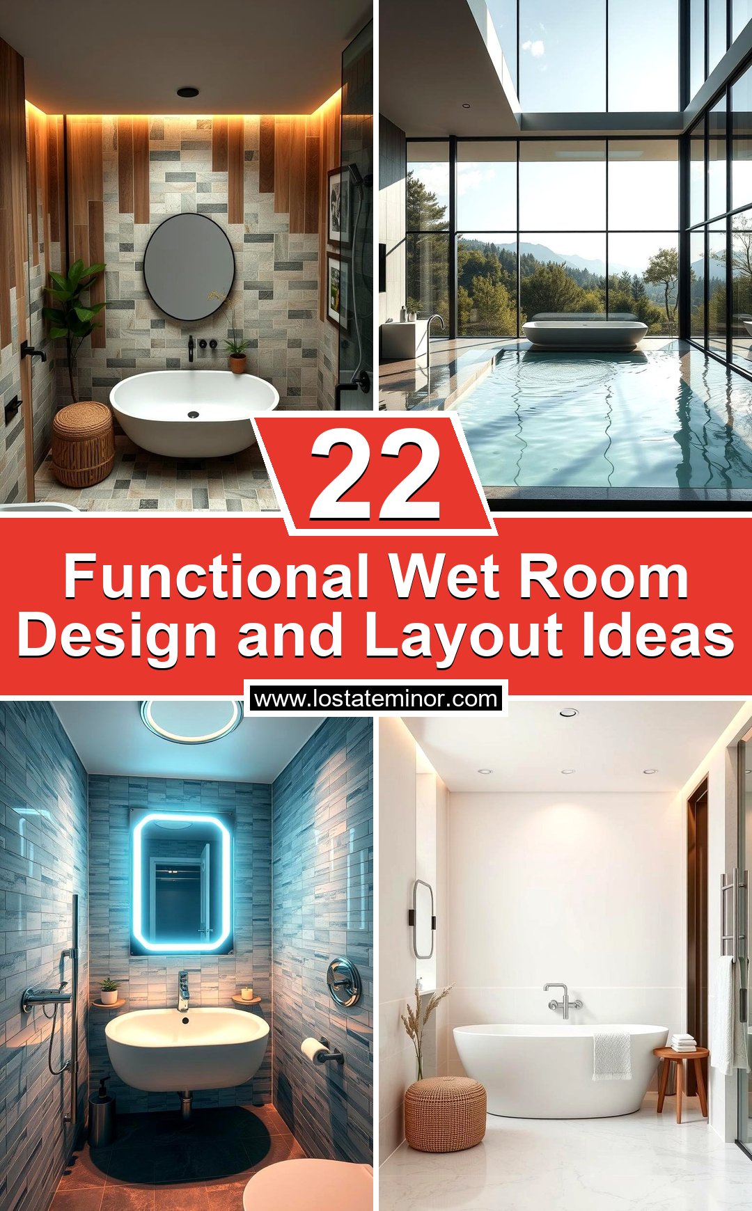 22 Functional Wet Room Design & Layout Ideas - Lost At E Minor