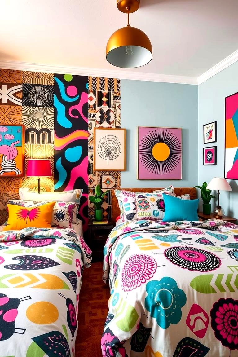 22 60s Bedroom Ideas: Psychedelic Patterns & Bohemian Decor Inspo ...