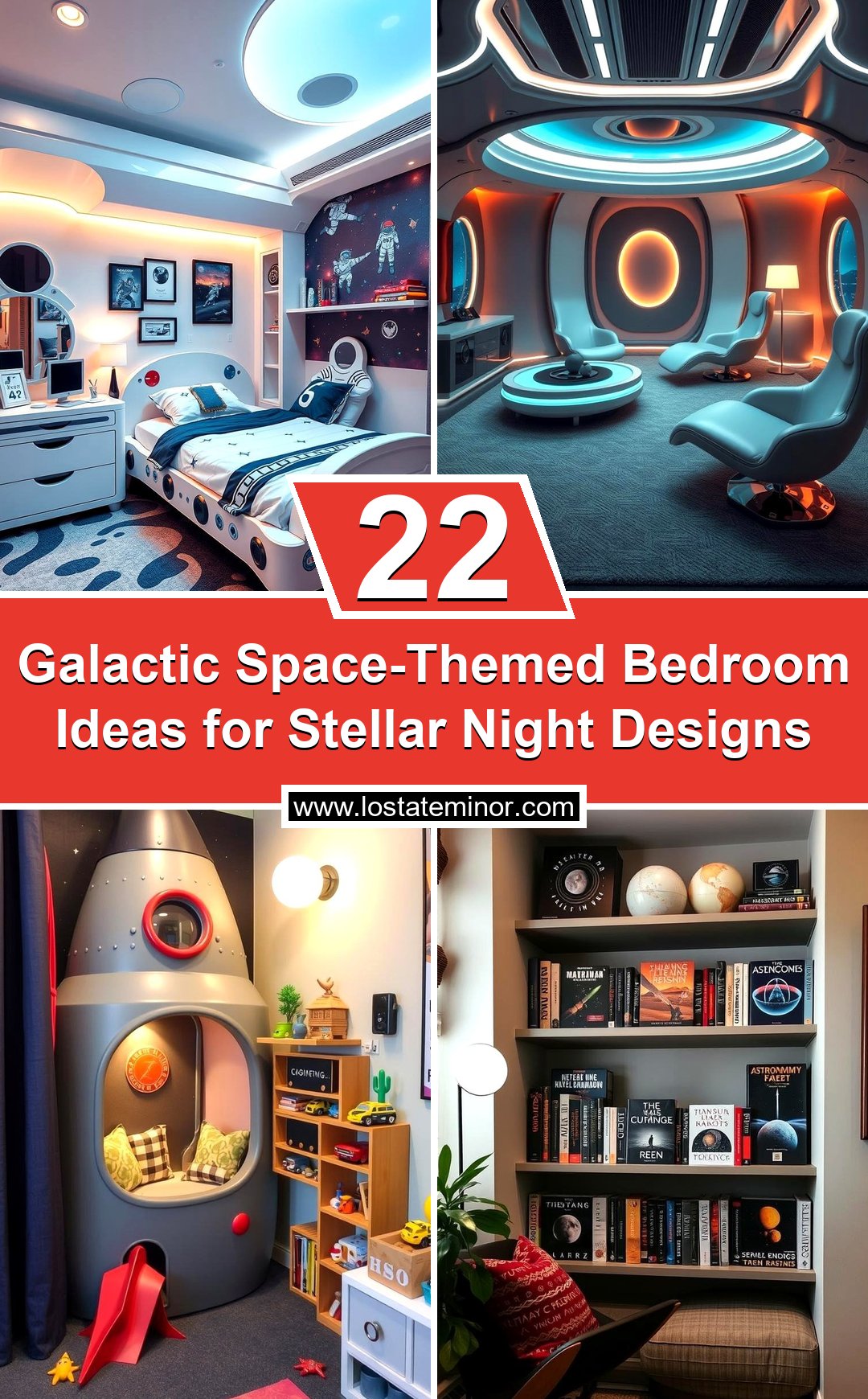 22 Galactic Space-Themed Bedroom Ideas for Stellar Night Designs - Lost ...