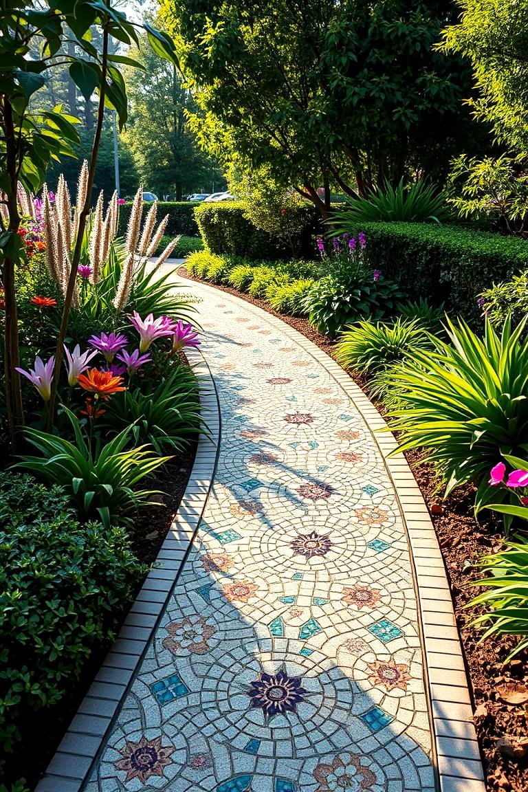 22 Composite Walkway Designs: Low-Maintenance Garden Paths - Lost At E ...