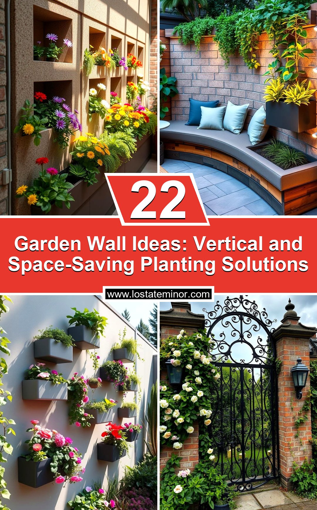 22 Garden Wall Ideas: Vertical & Space-Saving Planting Solutions - Lost ...
