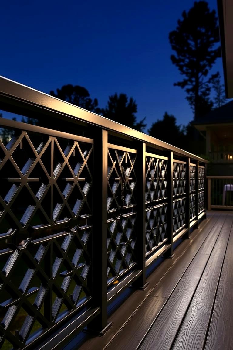 22 Metal Deck Railing Ideas for Safe, Stylish Spaces - Lost At E Minor