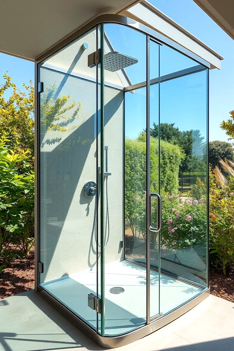 22 Inviting Outdoor Shower Ideas for Your Backyard Oasis - Lost At E Minor