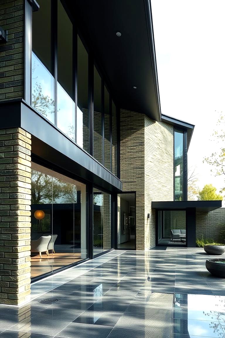 22 Green Brick Exterior Ideas for Timeless Home Facades - Lost At E Minor