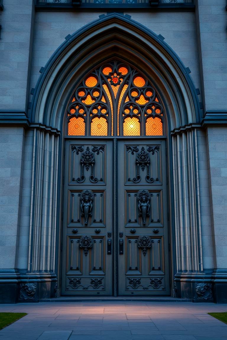 22 Gothic Front Door Ideas for an Enchanting Entryway - Lost At E Minor