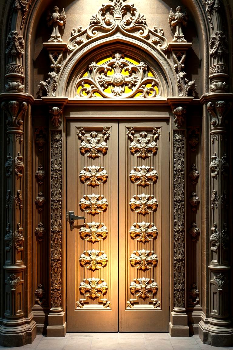 22 Gothic Front Door Ideas for an Enchanting Entryway - Lost At E Minor