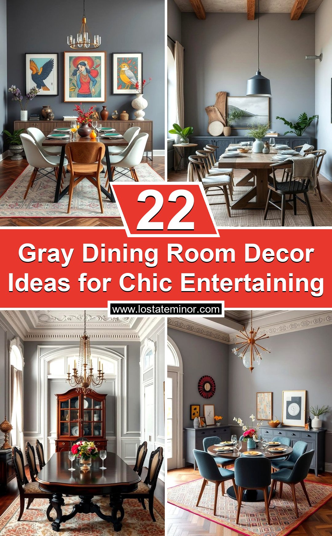 22 Gray Dining Room Decor Ideas for Chic Entertaining - Lost At E Minor