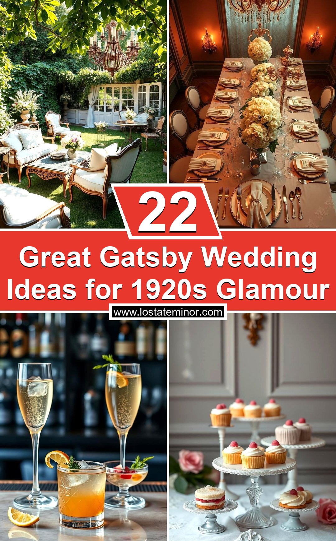 22 Great Gatsby Wedding Ideas for 1920s Glamour - Lost At E Minor