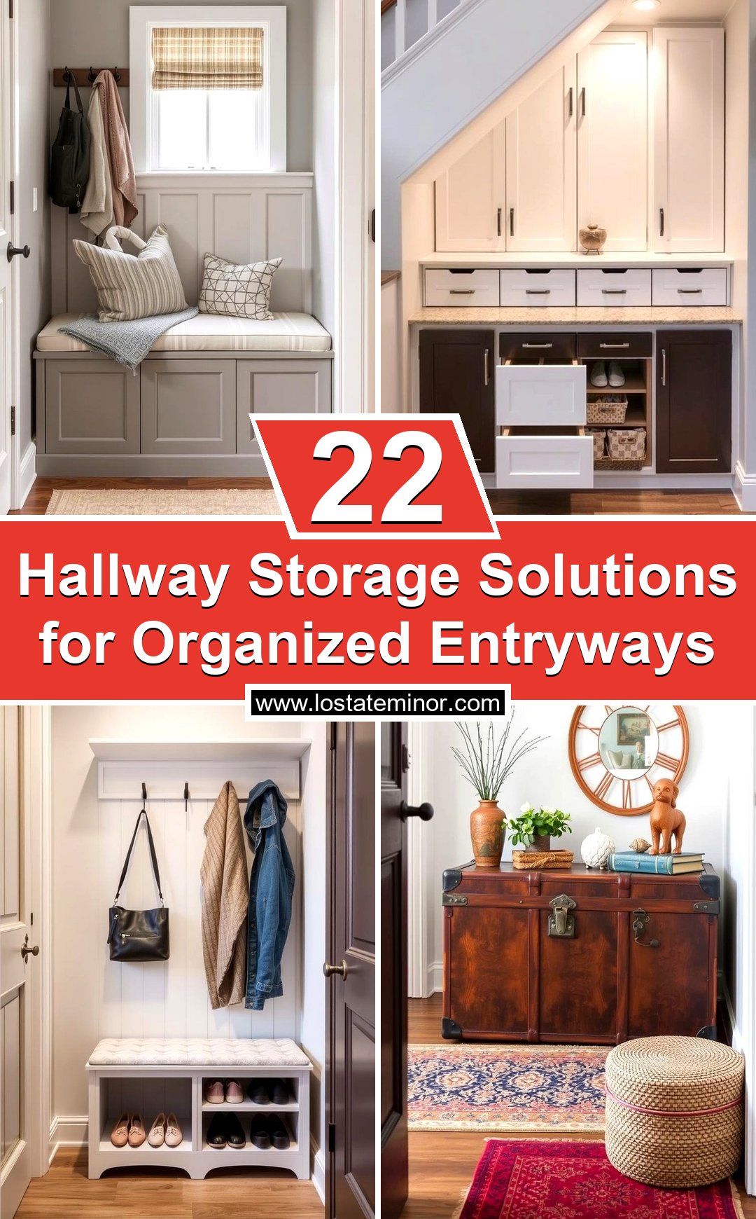 22 Hallway Storage Solutions for Organized Entryways - Lost At E Minor