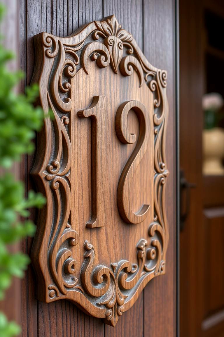 22 Creative House Number Ideas to Enhance Your Curb Appeal - Lost At E ...