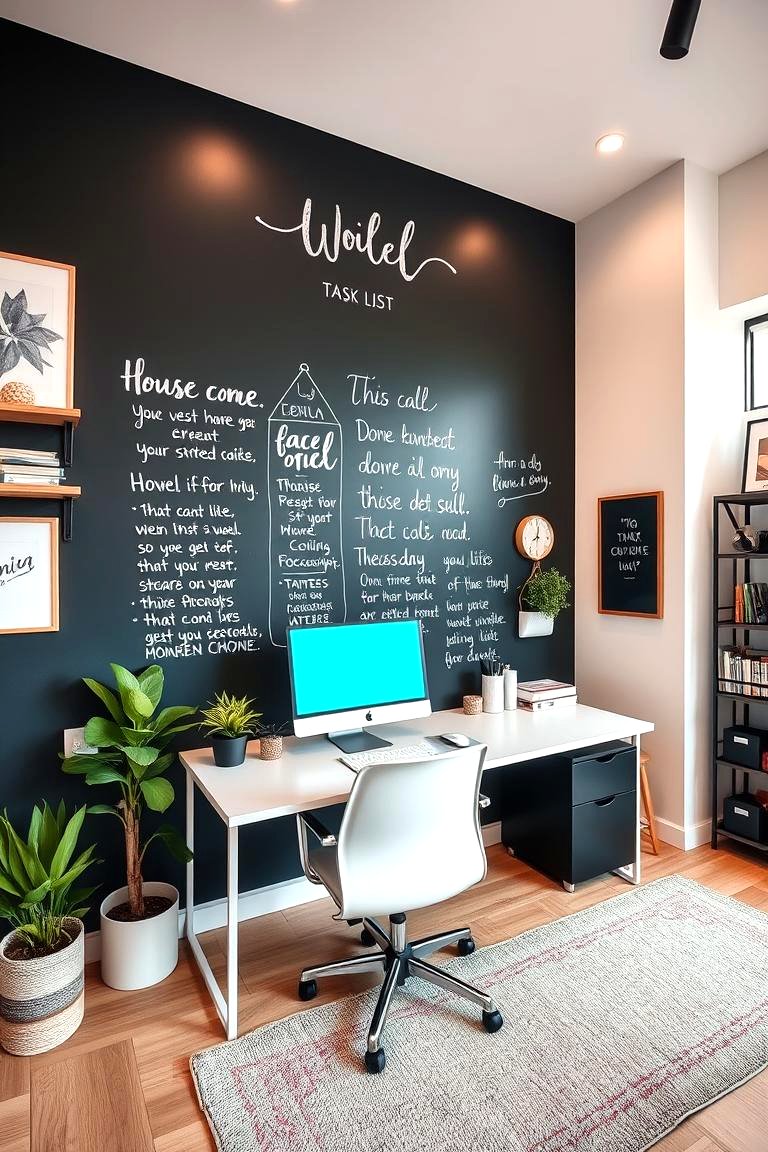 22 Chalkboard Wall Ideas for Creative Home Spaces - Lost At E Minor
