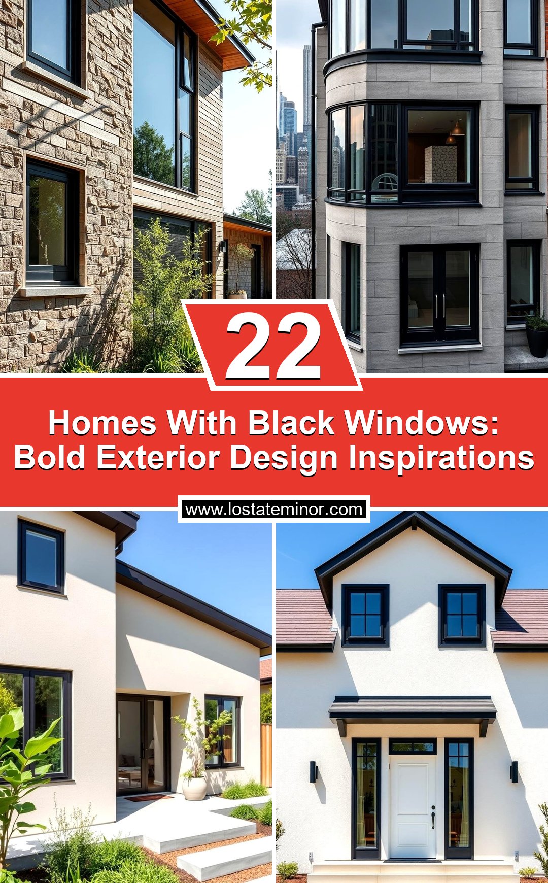 22 Homes With Black Windows: Bold Exterior Design Inspirations - Lost At E Minor