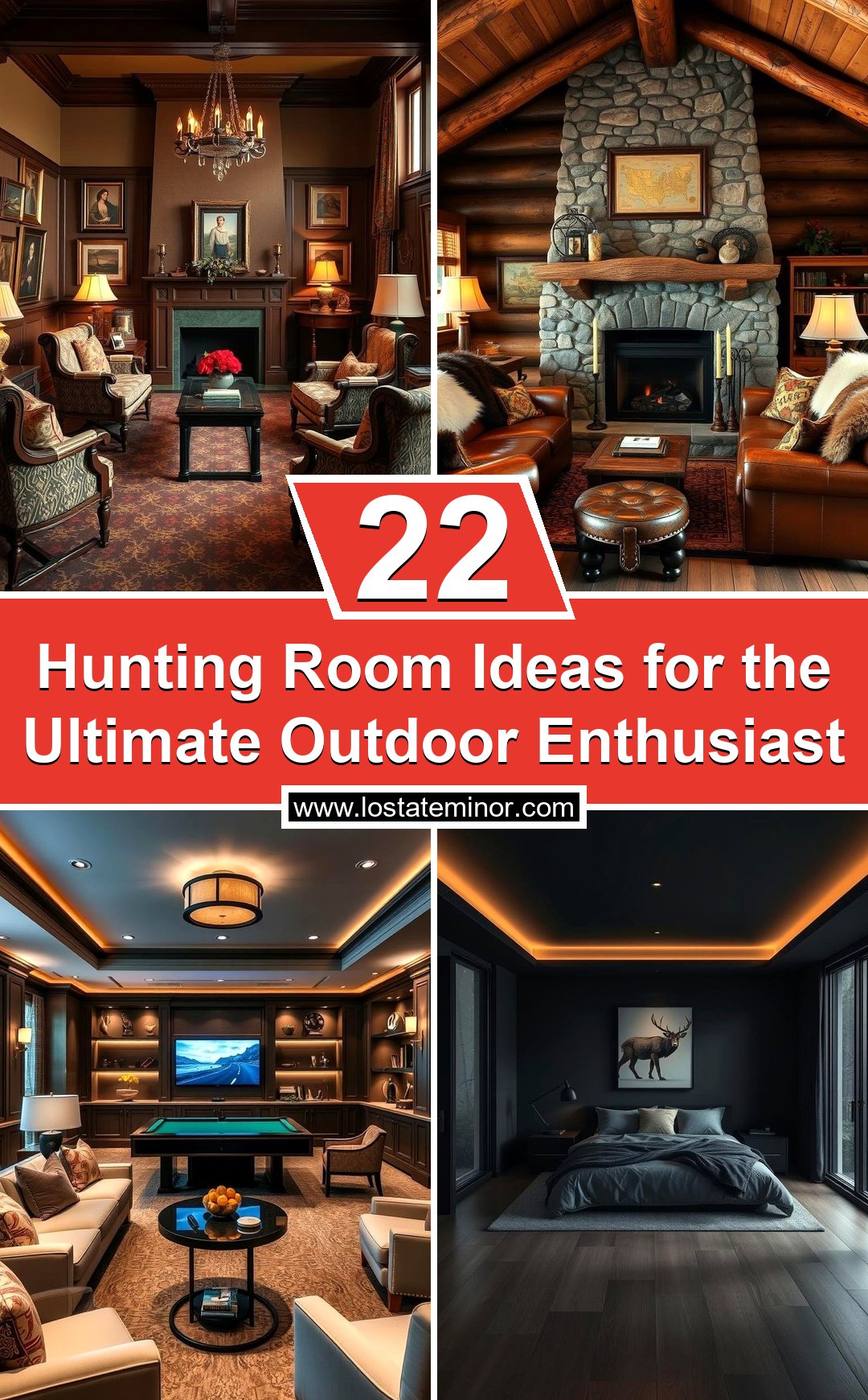 22 Hunting Room Ideas for the Ultimate Outdoor Enthusiast - Lost At E Minor