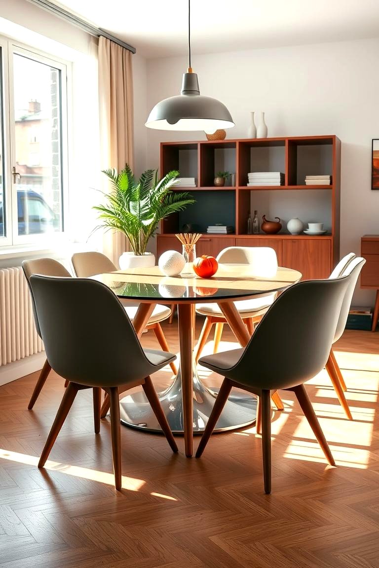 22 Mid-century Modern Dining Rooms with Iconic 1950s Flair - Lost At E ...