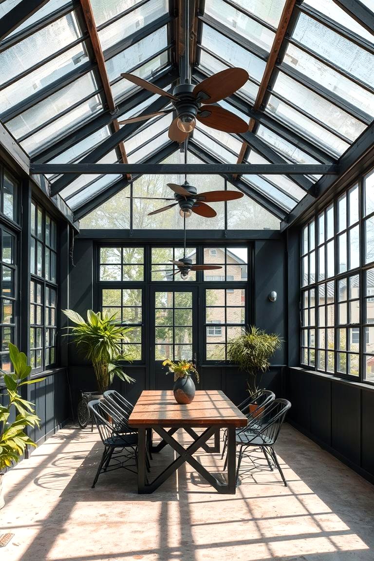 22 Black Sunroom Ideas to Create a Cozy & Inviting Retreat - Lost At E ...