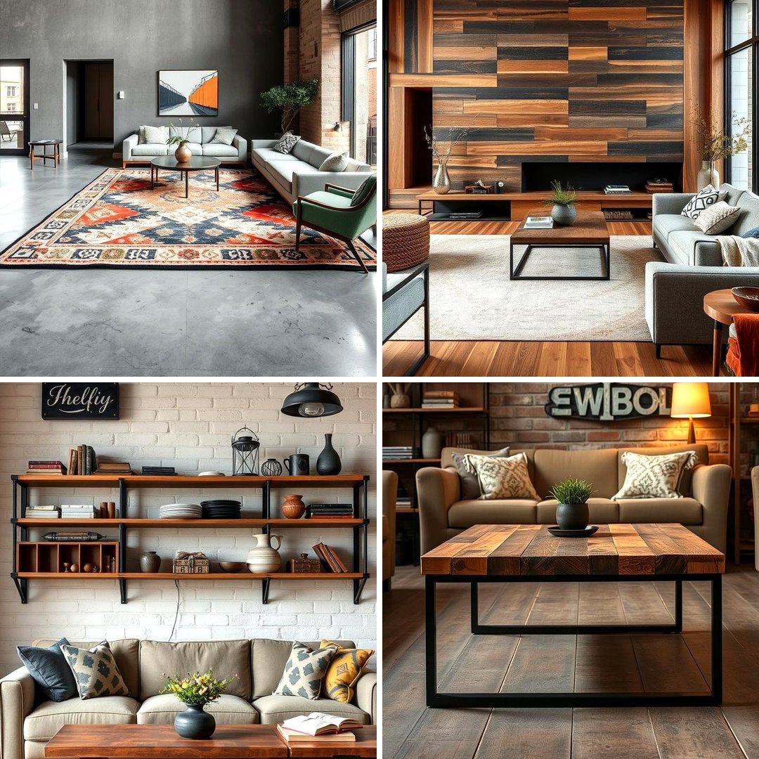 Industrial Living Room Designs with Exposed Structural Details - Lost ...