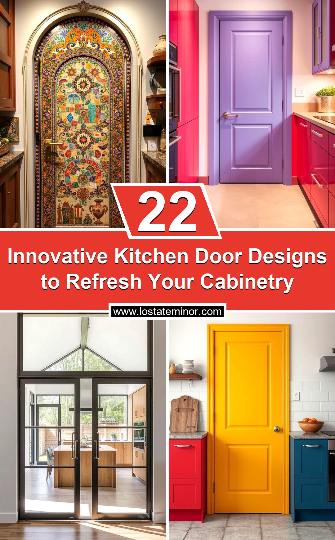 22 Innovative Kitchen Door Designs to Refresh Your Cabinetry - Lost At ...
