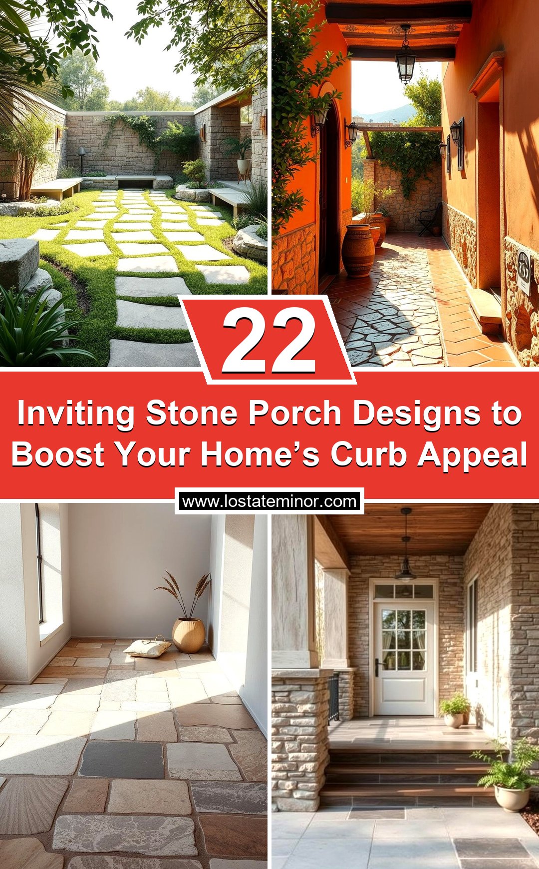22 Inviting Stone Porch Designs to Boost Your Home's Curb Appeal - Lost ...