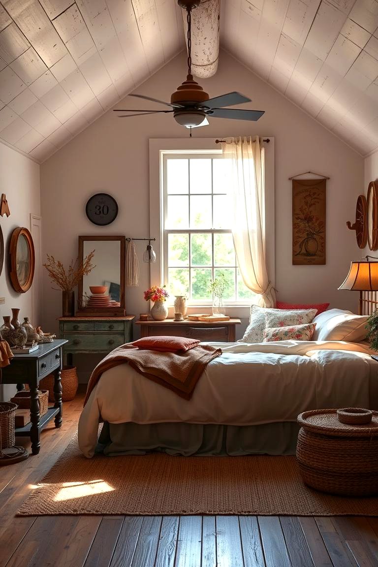 22 Farmhouse Bedroom Ideas for a Relaxing, Rustic Retreat - Lost At E Minor