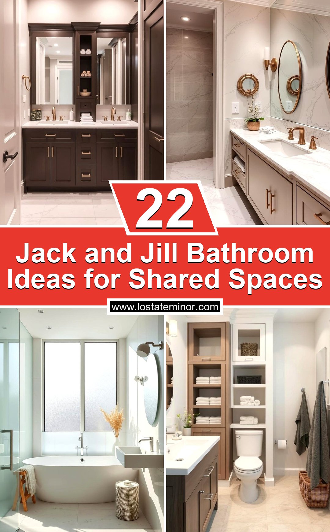 22 Jack and Jill Bathroom Ideas for Shared Spaces - Lost At E Minor