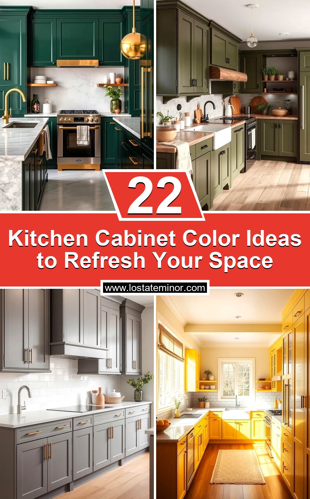 22 Kitchen Cabinet Color Ideas to Refresh Your Space - Lost At E Minor