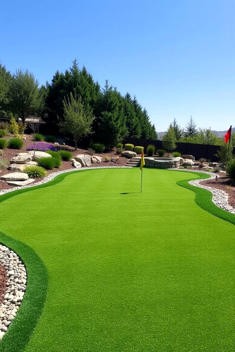 22 Backyard Putting Green Ideas for Golf Lovers - Lost At E Minor
