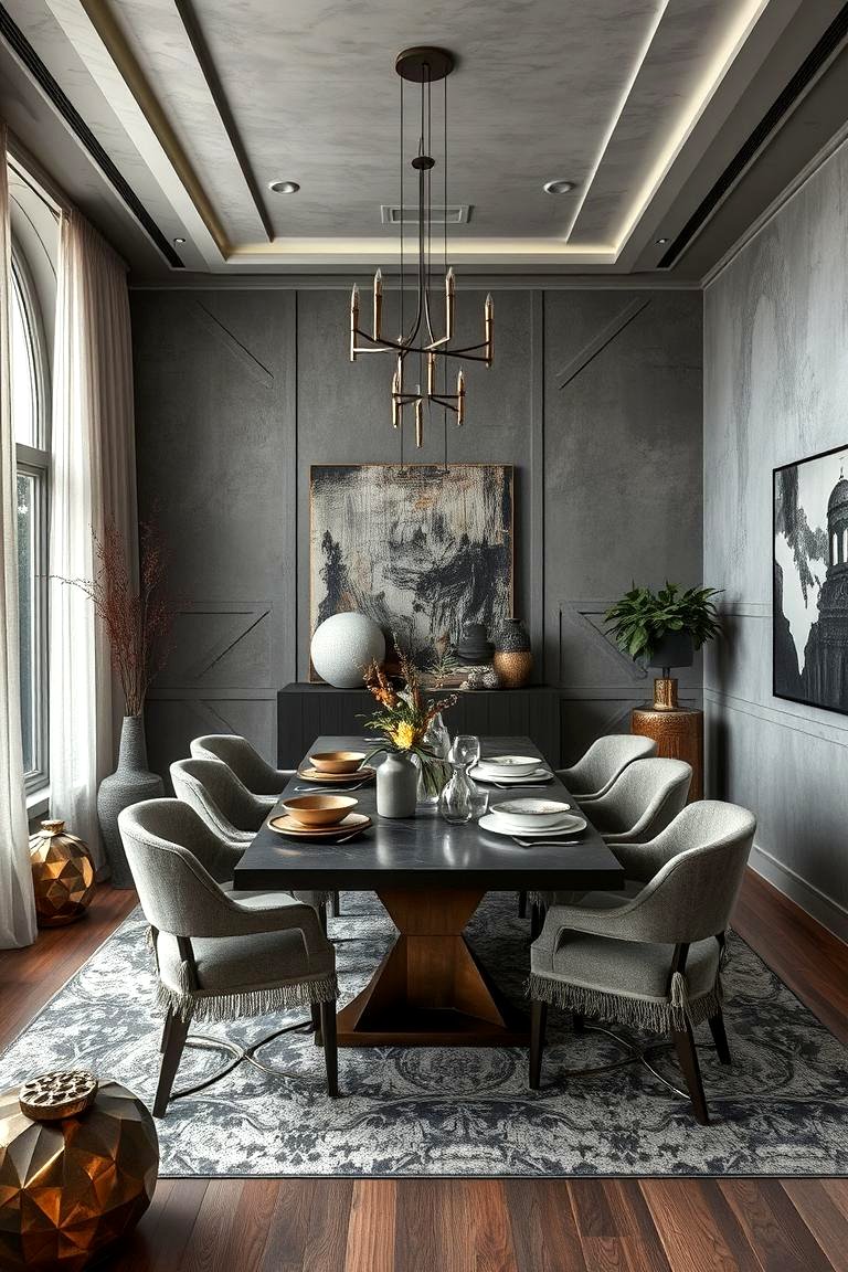 22 Gray Dining Room Decor Ideas for Chic Entertaining - Lost At E Minor