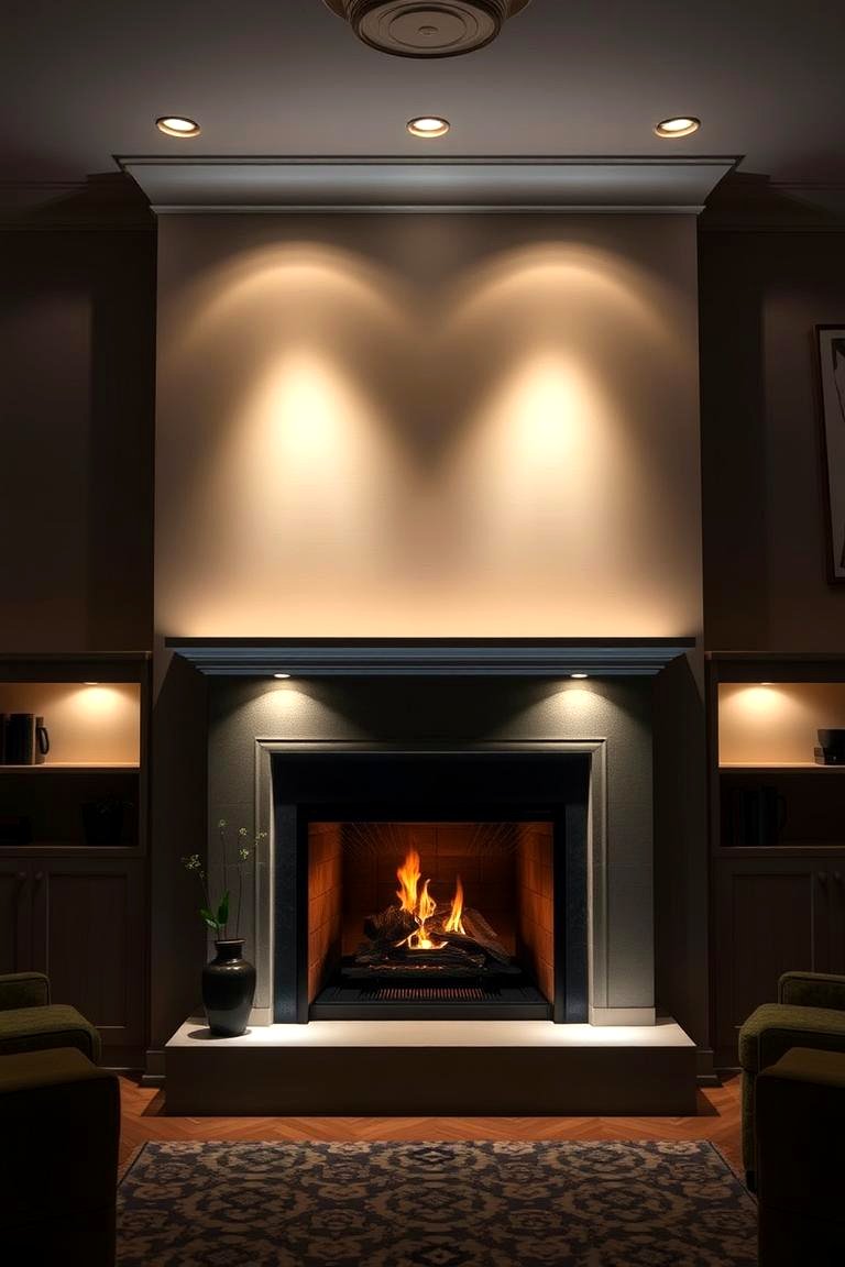 22 Warm Fireplace Lighting Ideas for a Cozy Ambiance - Lost At E Minor