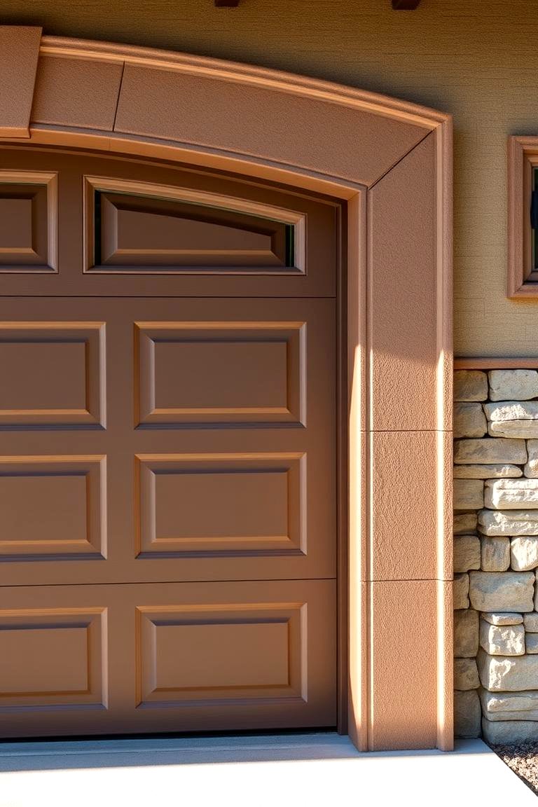 22 Exterior Garage Door Trim Design & Style Ideas - Lost At E Minor