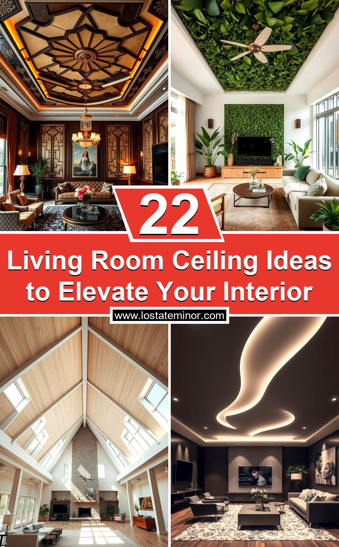 22 Living Room Ceiling Ideas to Elevate Your Interior - Lost At E Minor