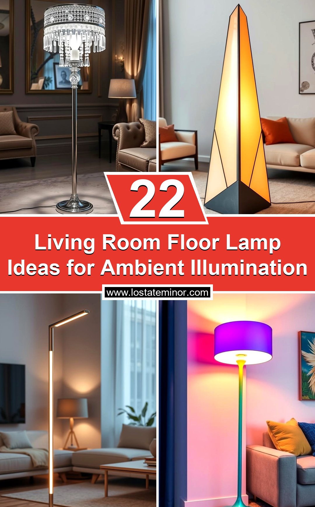 22 Living Room Floor Lamp Ideas for Ambient Illumination - Lost At E Minor